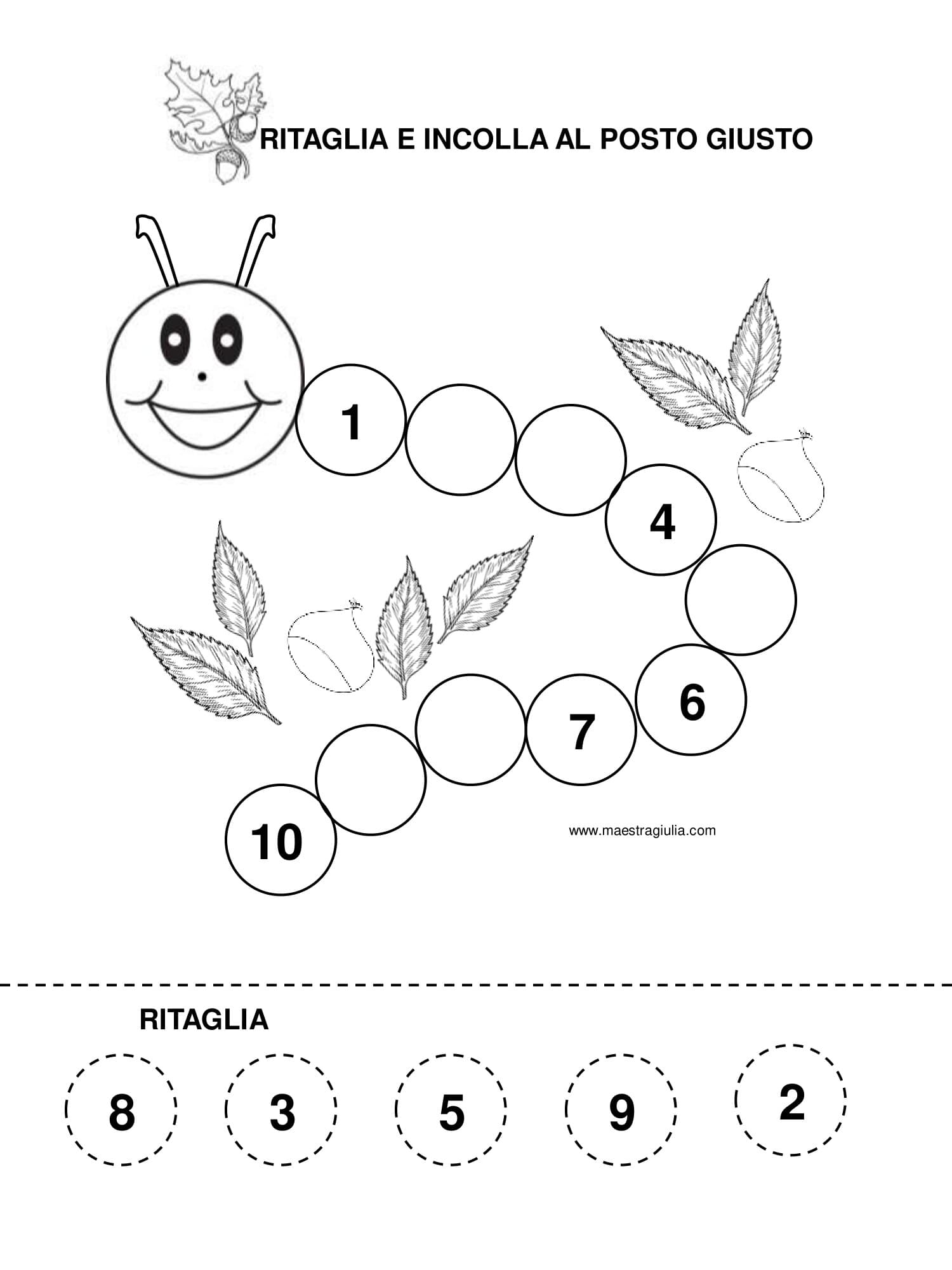MATEMATICA – Pagina 5 – Maestra Giulia Montanari