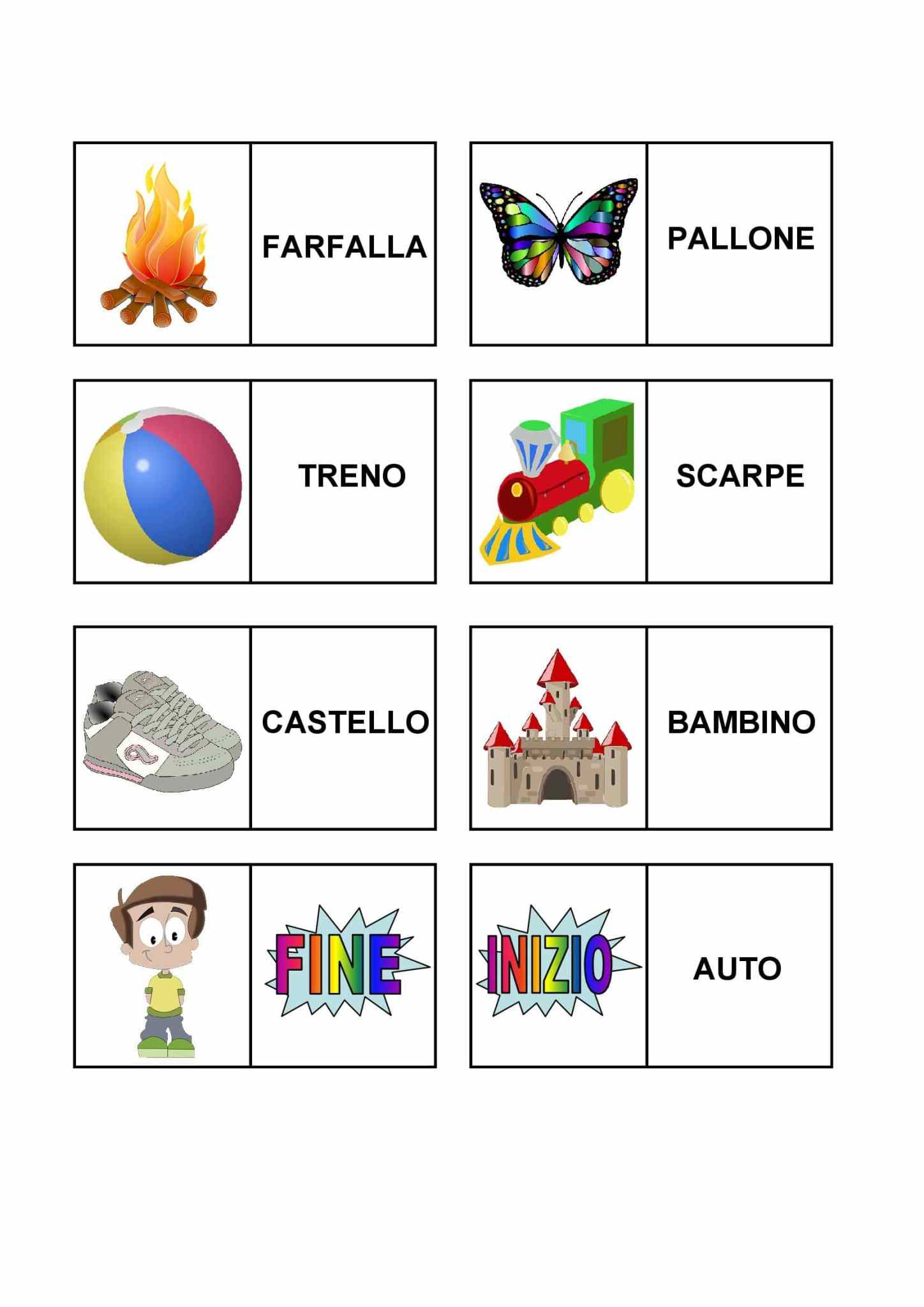 Domino delle parole – Maestra Giulia Montanari