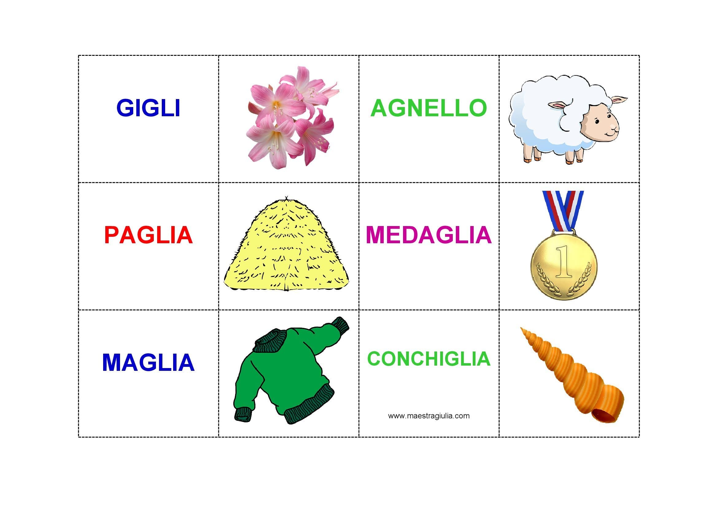 ITALIANO – Maestra Giulia Montanari